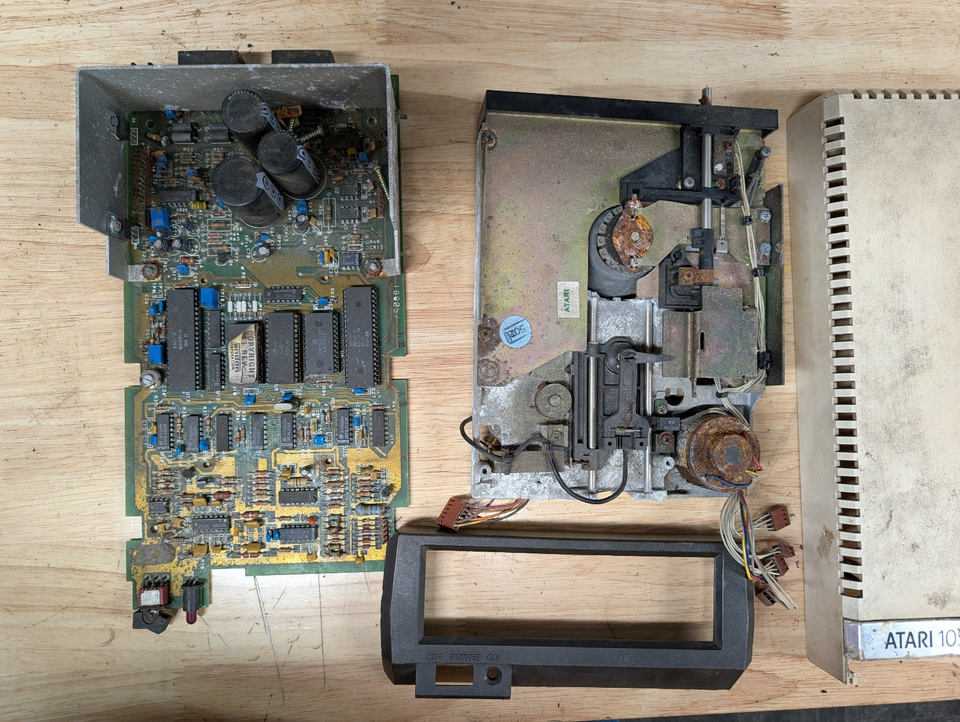 Atari 1050 disk drive - barn find - parts only | eBay