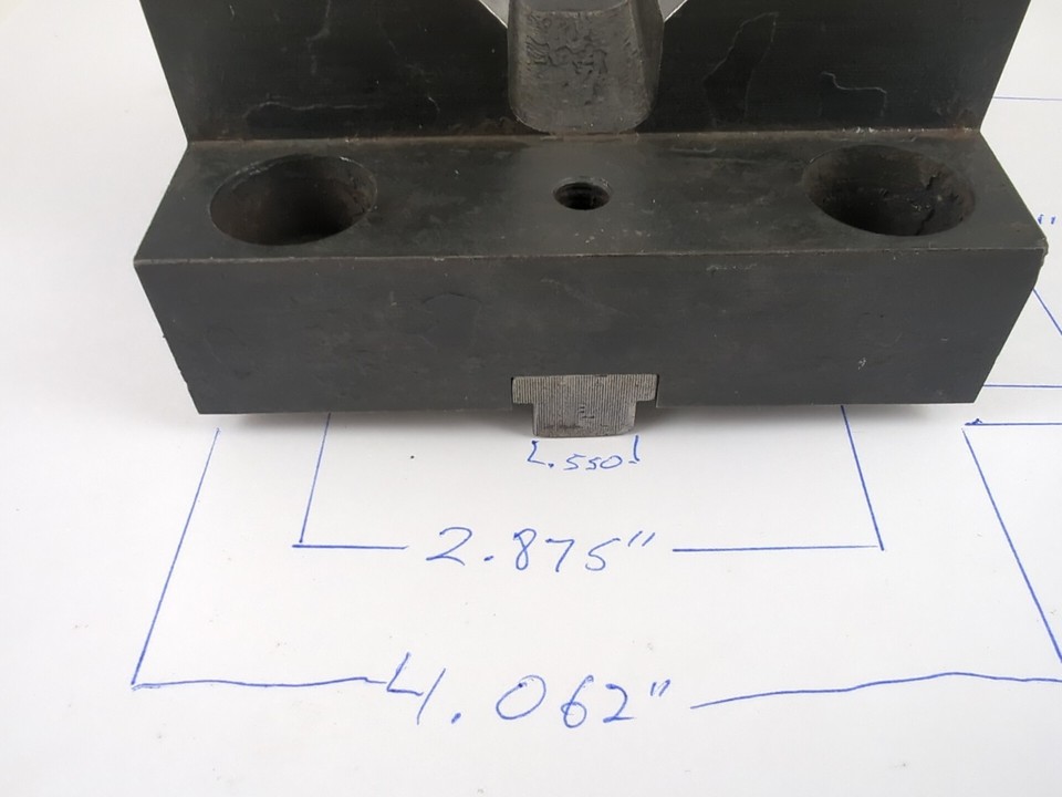 Pair of 2 V-Block Hardened Ground Keyed Machinist Work Holding Fixture ...