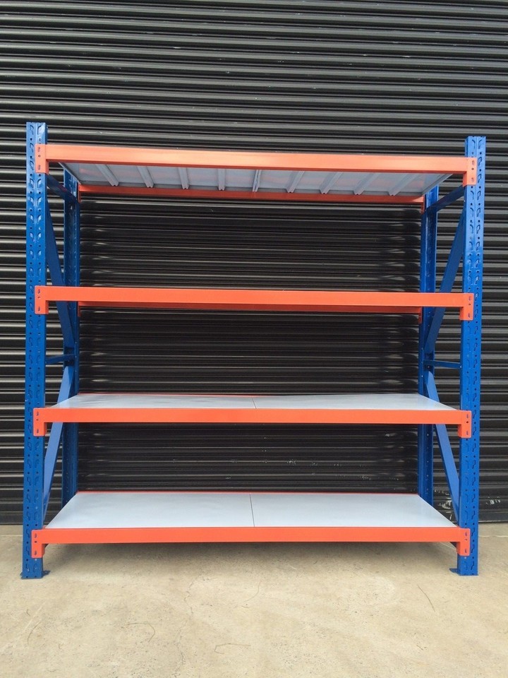 New 1.5Mx2M Garage Warehouse Steel Storage Shelving Shelves Racking ...