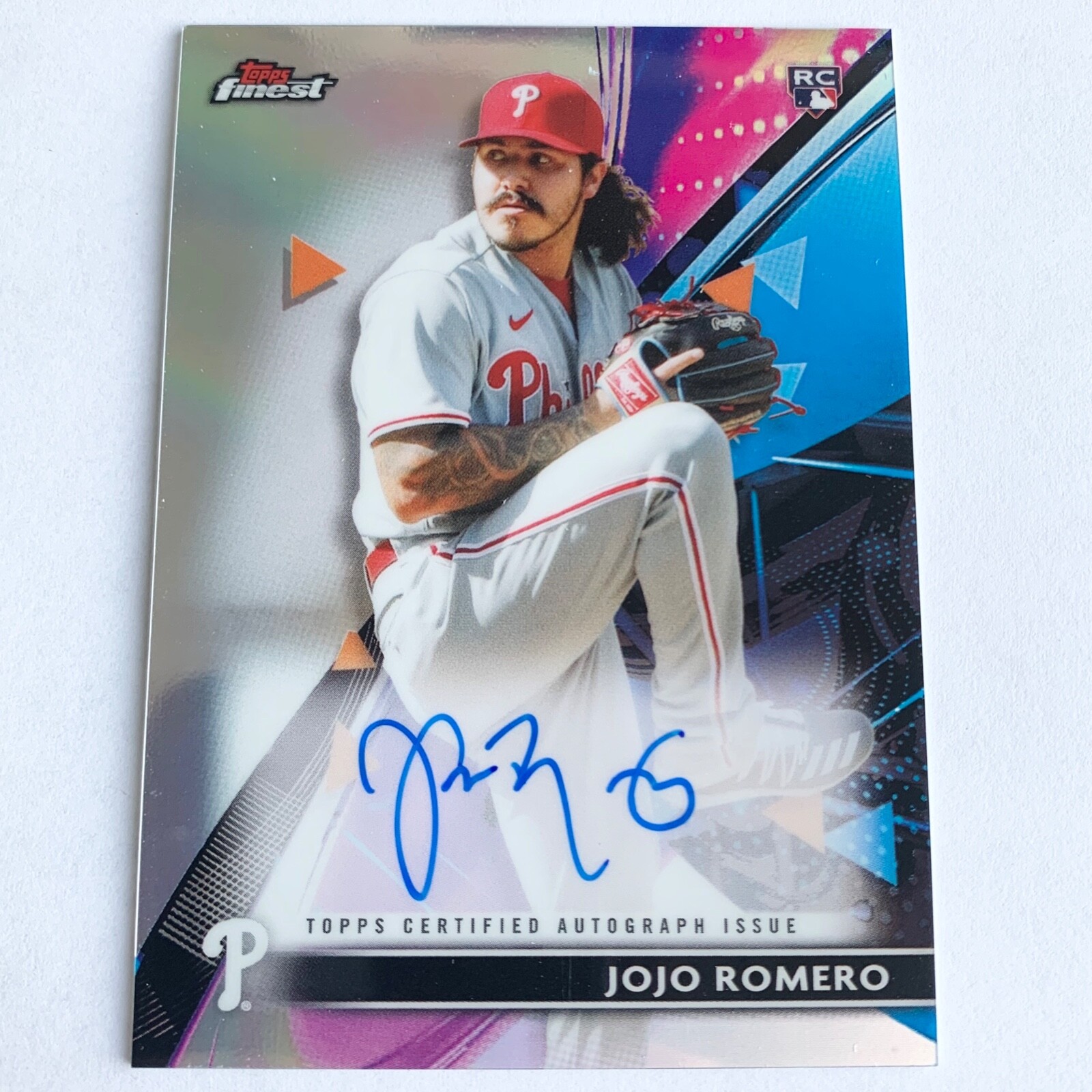 2021 Topps Finest Jojo Romero Refractor Auto #FA-JRO Rookie Autograph | eBay