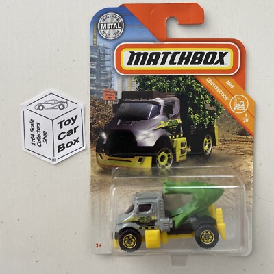 2018 MATCHBOX #35 - Tree Lugger (Grey & Yellow) 1x Long Card - A90 ...