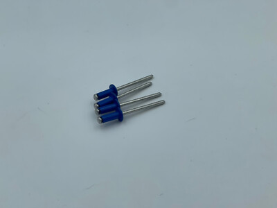 4 Blue Rivet Rivets Far Targa Motorcycle, Ducati Yamaha Aprilia Honda Ø ...