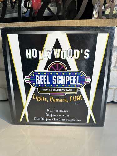Hollywood's Reel Schpeel Movie & Celebrity Board Game VTG 1998 Factory ...