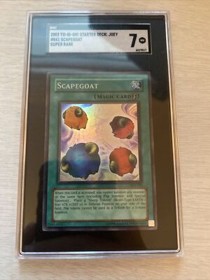 Yu-Gi-Oh! Scapegoat Super Rare Unlimited SDJ-041 Card TCG 1996 ~ LP ...