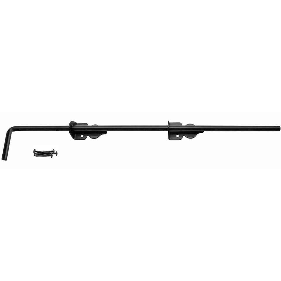 Wood Fence Gate Drop Rod - 24" Wood Gate Drop Pin/Cane Bolt - Wood Gate ...