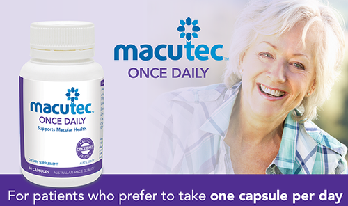 Macutec Once Daily 120 capsules Protection for your eyes Supports ...