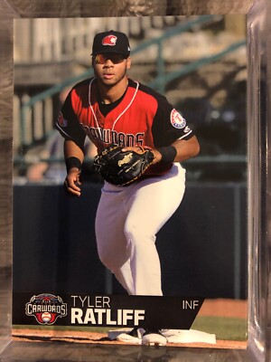 2018 Hickory Crawdads 2nd Tyler Ratliff RC Rookie Texas Rangers | eBay