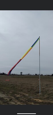 17 Foot Windsock 17 Foot Telescoping Pole - Calibrated To 8mph ...