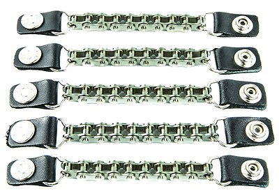 Bike Chain Vest Extender Extension MC Bikers Jacket Motorcycle Harley ...