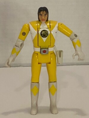 1993 Bandai Mighty Morphin Power Rangers Flip Head Yellow Ranger 5 ...