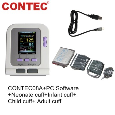 Digital Upper Arm Blood Pressure Monitor NIBP Machine Infant Child ...
