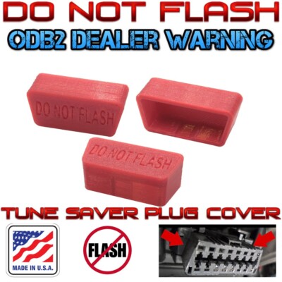 "DO NOT FLASH" OBD2 Port Cover - DEALER WARNING PLUG *3D Printed* mod ...