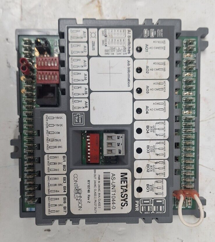 Johnson Controls AS-UNT1126-0 Metasys Unitary Controller Rev Z used | eBay