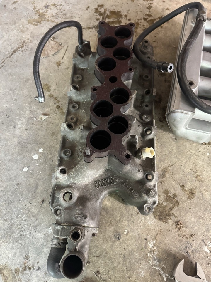 Gt40 Tubular Intake Manifold Upper And Lower With Spacer, Gasket And ...