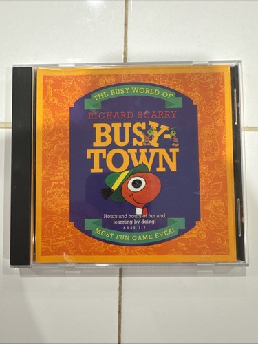 CIB - Richard Scarry's The Busy World of Busytown Ages 3-7 CD-ROM (PC ...
