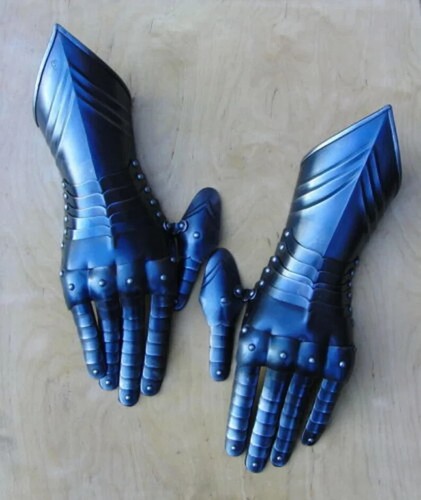 Medieval Armor Gothic Gauntlet /Gloves Hand Protection Battle Gauntlets ...