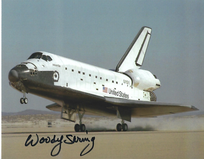 SHERWOOD Woody SPRING Astronaut NASA Signed 8 x 10 Photo UNITED STATES ...