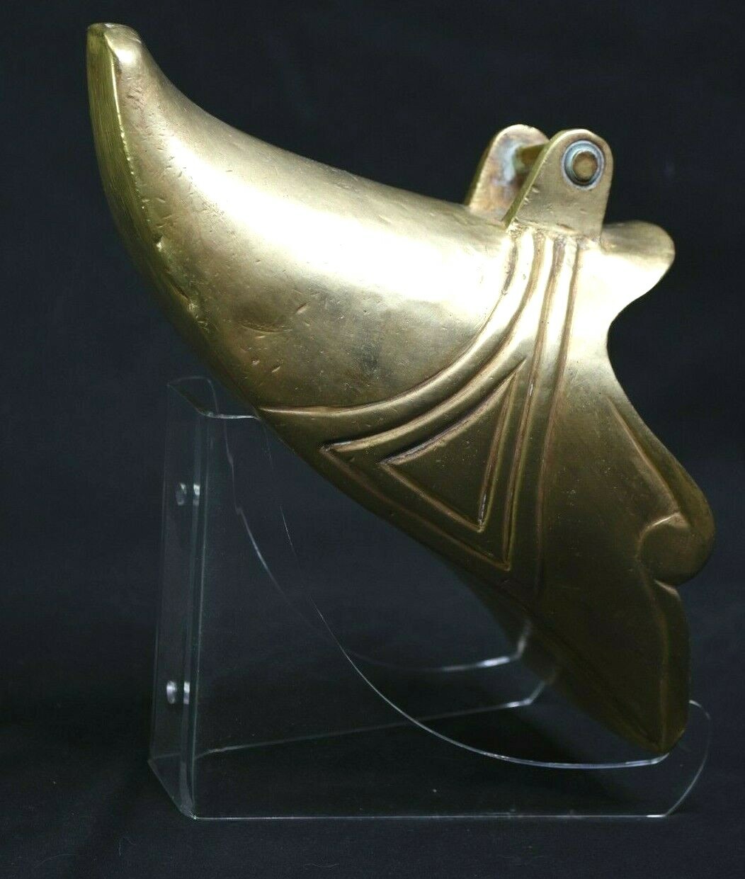 Antique Vintage 1800's Brass Ornate Spanish Conquistador Stirrup Shoe ...