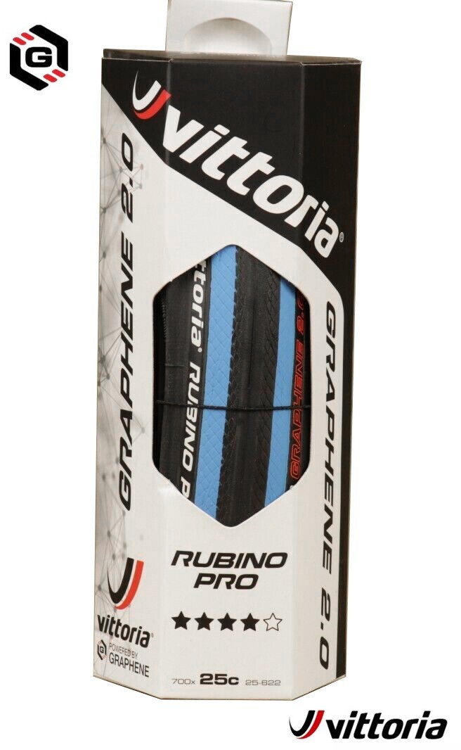 Vittoria Rubino Pro Graphene 2.0 3C bicycle road bike 700x25c Clincher ...