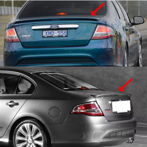 Rear Bobtail Trunk Spoiler FOR FORD FG FALCON Sedan G6E TURBO STYLE 08 ...