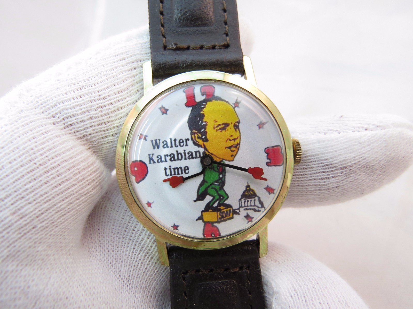 WALTER KARABIAN TIME Dial,Manual Wind.ULTRA RARE! MEN'S WATCH,529,L@@K ...