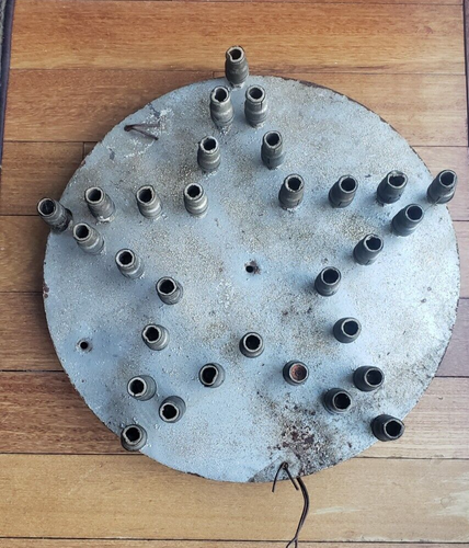 antique copper sockets STAR SHAPED Christmas rare 1920 tree topper | eBay