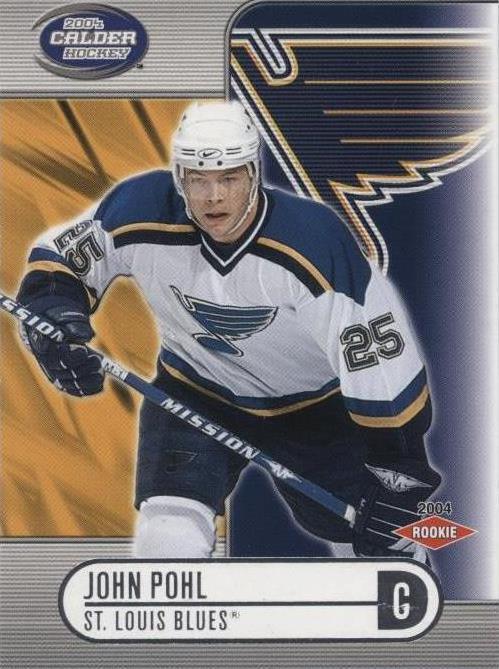 2003-04 Pacific Calder - John Pohl #133 Silver /575 (RC) for sale ...
