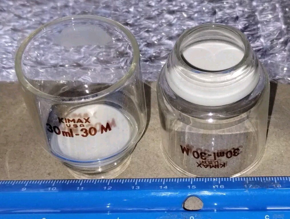 LOT of 2 Kimax Gooch Filtering Crucible 30ml-30m Medium Frit ~ 30M | eBay
