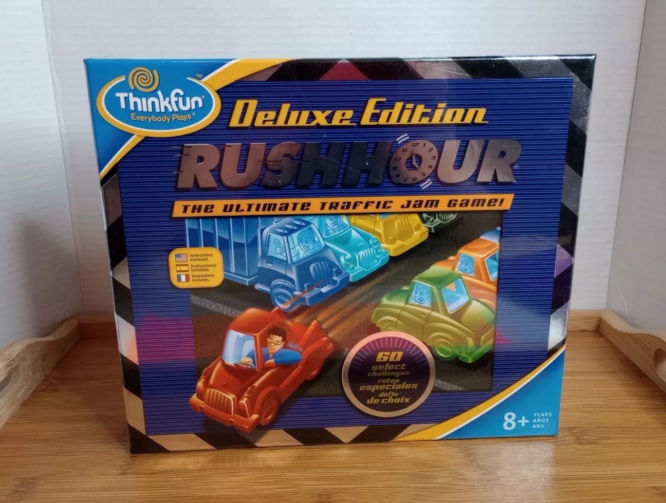 ThinkFun Deluxe Edition RUSH HOUR The Ultimate Traffic Jam Game NEW ...