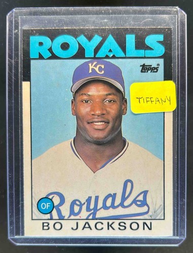 1986 Topps Traded Bo Jackson Limited Edition (Tiffany) Rookie RC #50T ...
