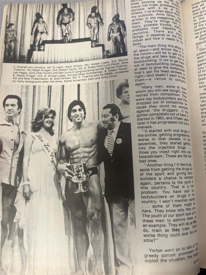 MUSCLE TRAINING ILLUSTRATED bodybuilding mag CHET YORTON & DENNIS ...