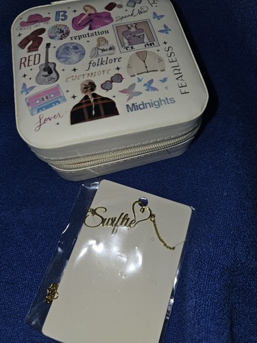 TAYLOR SWIFT JEWELRY BOX & SWIFTIE NECKLACE SET NEW | eBay