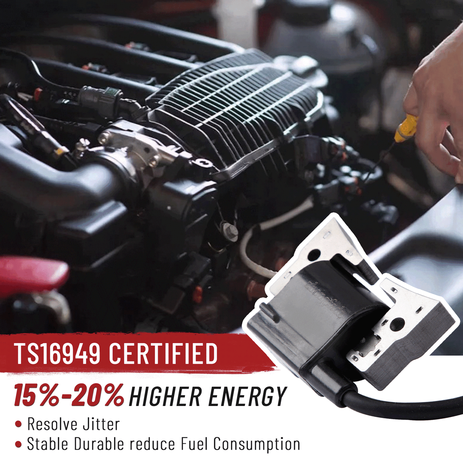 Ignition Coil & Ignitor 5133/eng-106 Fits Club Car gas 1997-up DS ...