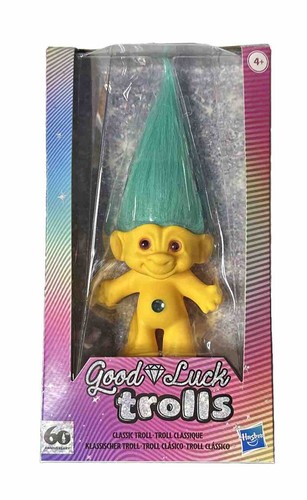 DreamWorks Trolls Good Luck Classic Troll. Yellow. 7” Including Hair | eBay