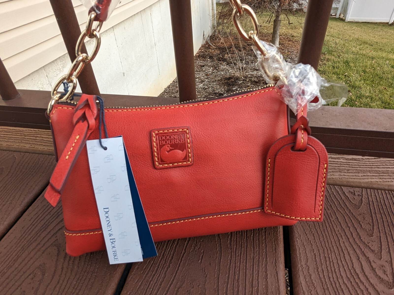Dooney & Bourke Red 💖 Florentine Leather Lizie Small Shoulder Bag | eBay