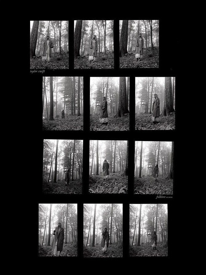 Taylor Swift Folklore Photo Lithograph Picture "Official Merchandise ...