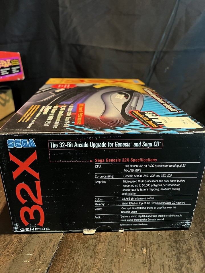 VTG 90's Sega Genesis System Bundle 6 Pak 32x Console 18 Games Video ...