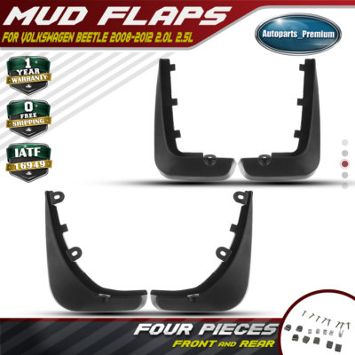 4x Splash Guards Mud Flaps For VW Volkswagen Beetle Convertible ...