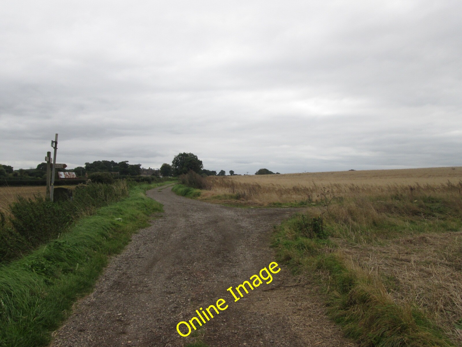 Photo 6x4 Junction of lanes northeast of Badsworth Taken from Burnhill ...