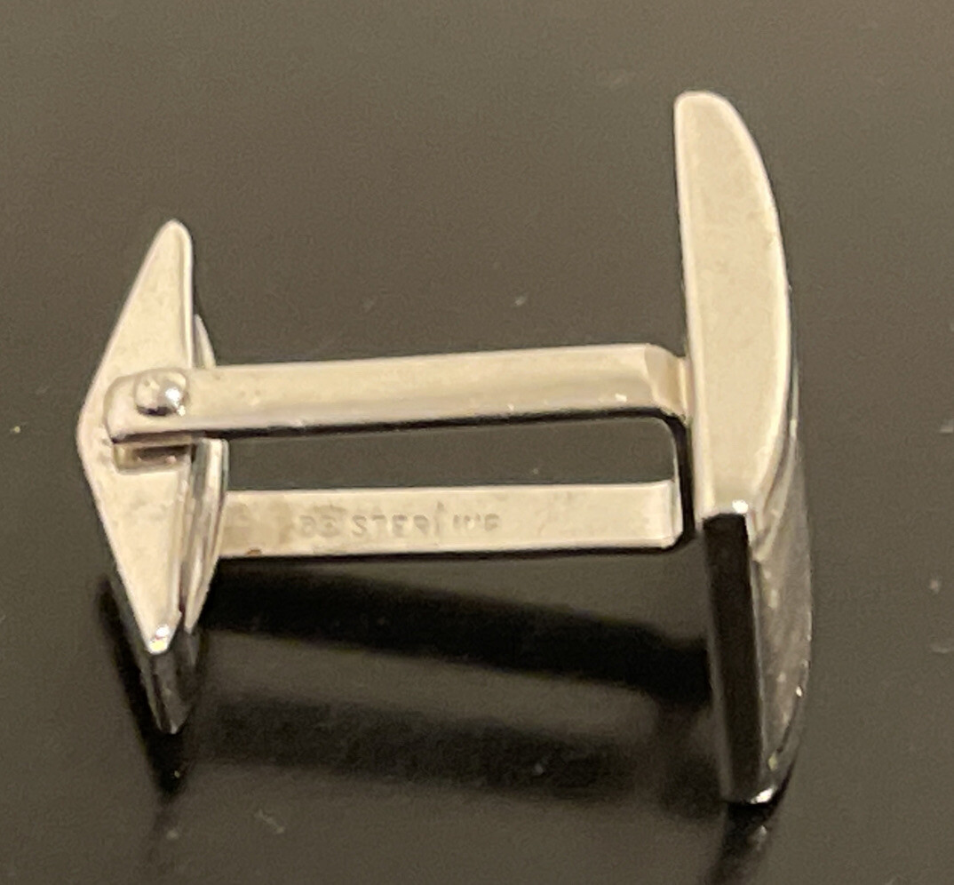 Dolan Bullock D&B Cufflinks Sterling Silver Brushed Silver Elegant | eBay