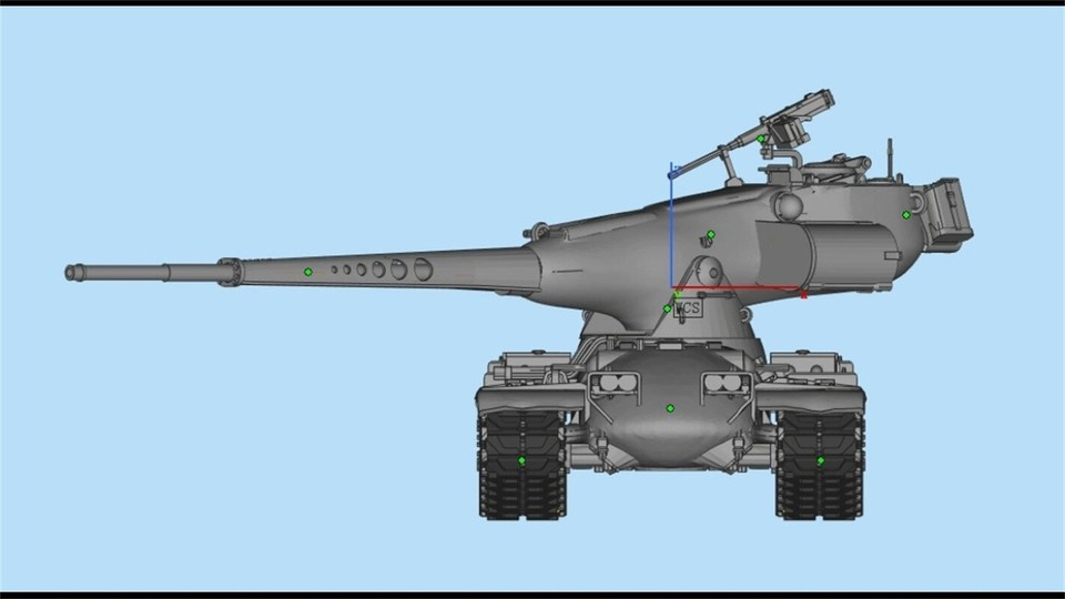 3d Printed 1/35/72 US F-series MVY 75mm Cannon "Thunder" Tank Kit | eBay