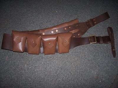light horse 9 pouch Bandolier WWI 1903 Pattern Leather Light horse ...