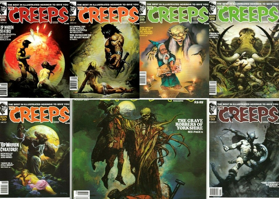 CREEPS MAGAZINE ISSUES #1 - 32 & SHUDDER MAGAZINE 1 - 17 YOU PICK | eBay