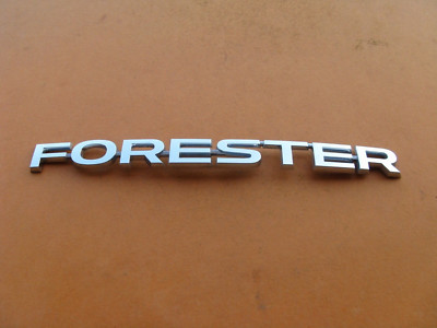 14 15 16 17 18 SUBARU FORESTER REAR LID CHROME EMBLEM LOGO BADGE SIGN ...