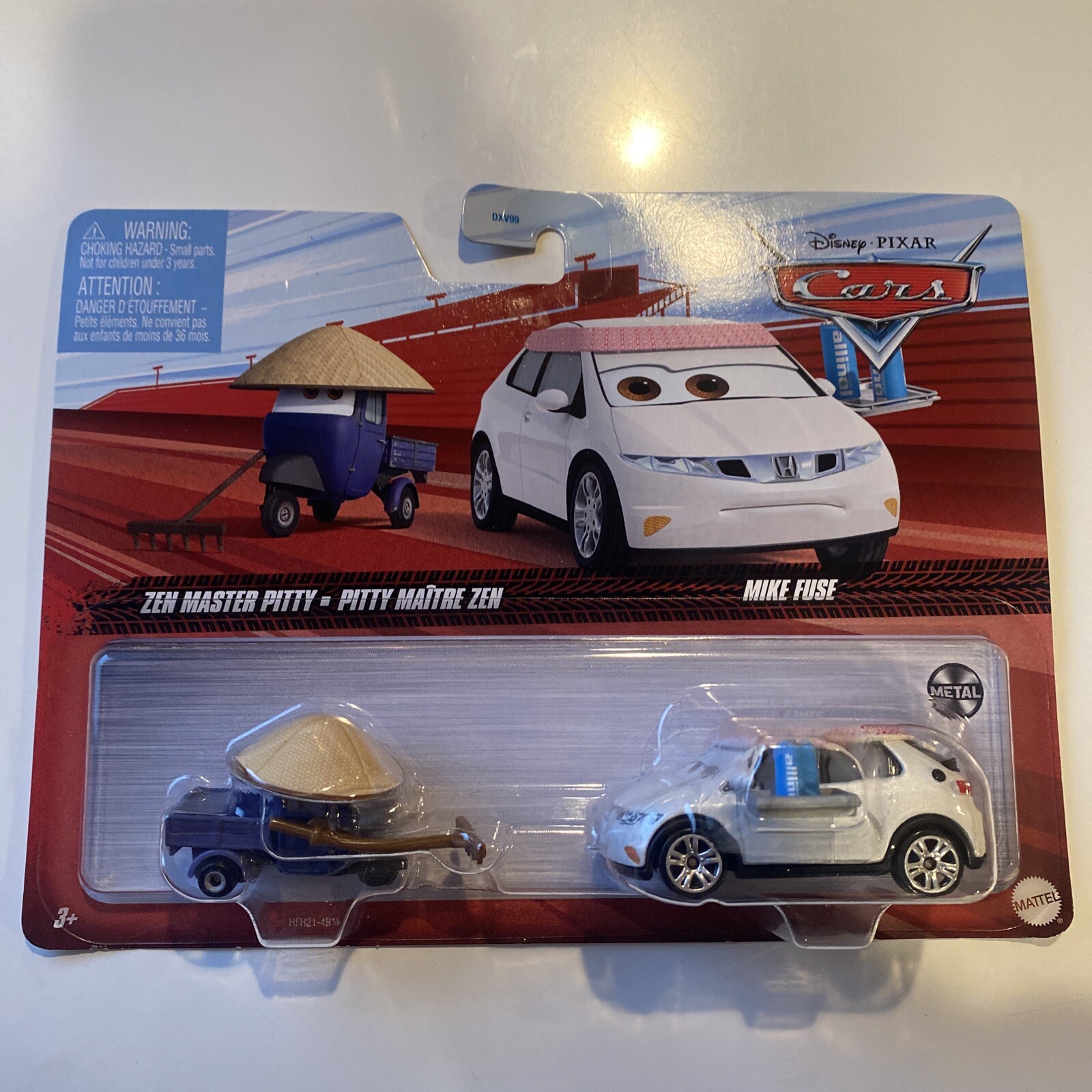 NEW 2022 Disney Pixar CARS Zen Master PITTY & MIKE FUSE VHTF