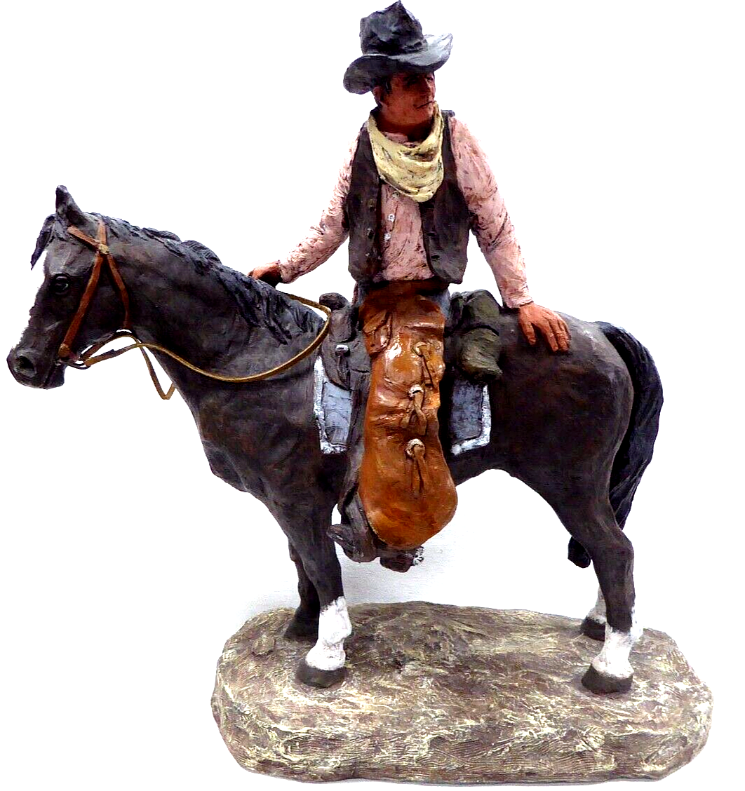 MONFORT ORIGINAL WESTERN SCULPTURE JOHN WAYNE THE HERDER EXCELLENT ...