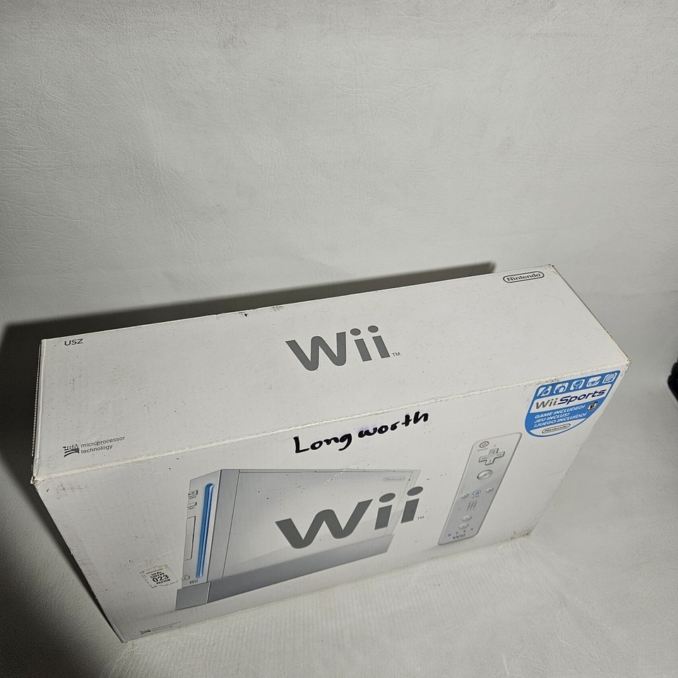 Brand New 2006 Nintendo Wii Launch Console Wii Sports Bundle New Old ...