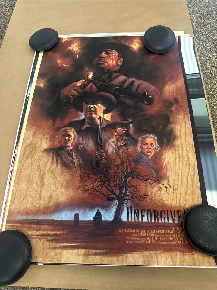 Unforgiven Barret Chapman Clint Eastwood Movie Poster Giclee Print ...