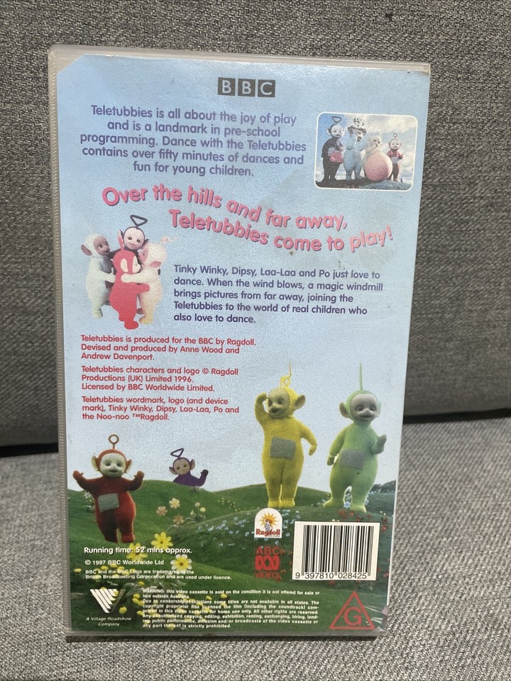 DANCE WITH THE TELETUBBIES VHS 1997 Video AUSTRALIAN PAL RELEASE | eBay