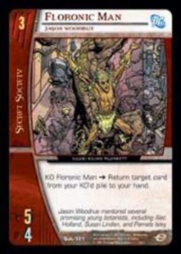 VS System: Floronic Man, Jason Woodrue - Foil [Played] DC Justice ...